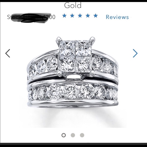Jewelry | 14k White Gold Wedding Set | Poshmark